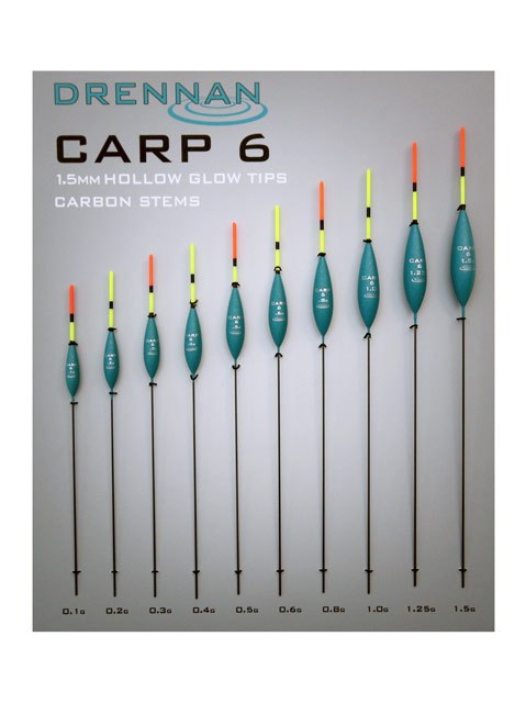 Drennan Carp 6 Pole Floats - Matchman Supplies